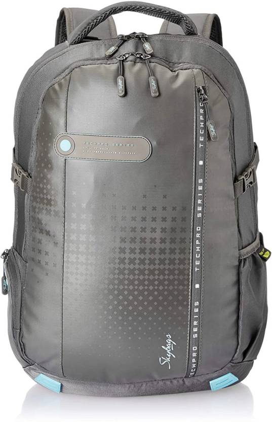 SKYBAGS VALOR PRO 04 GREY LAPTOP BACKPACK WITH RAIN COVER 33 L Laptop Backpack GREY - Price in ...