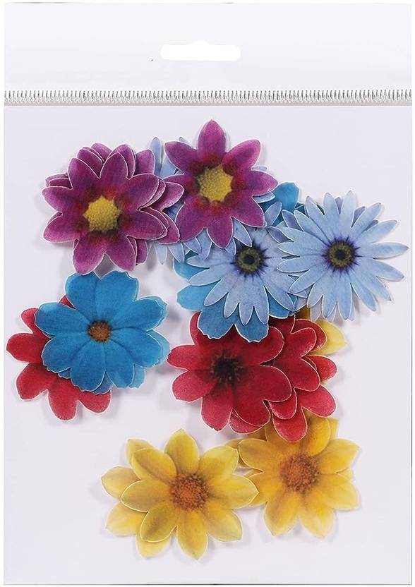 Honey Sweets Edible 25 Pices Flower ONE Cake Topper,Decorations for ...