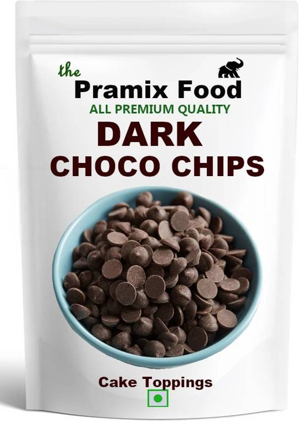 Pramix Dark Chocolate Chips/ Choco Chipps (400 gm) Choco Chips Solid ...