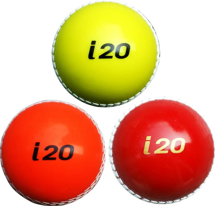 UG SPORTS i20 Synthetic Ball Cricket|Rubber Ball|125-130 Gm(Colour May ...