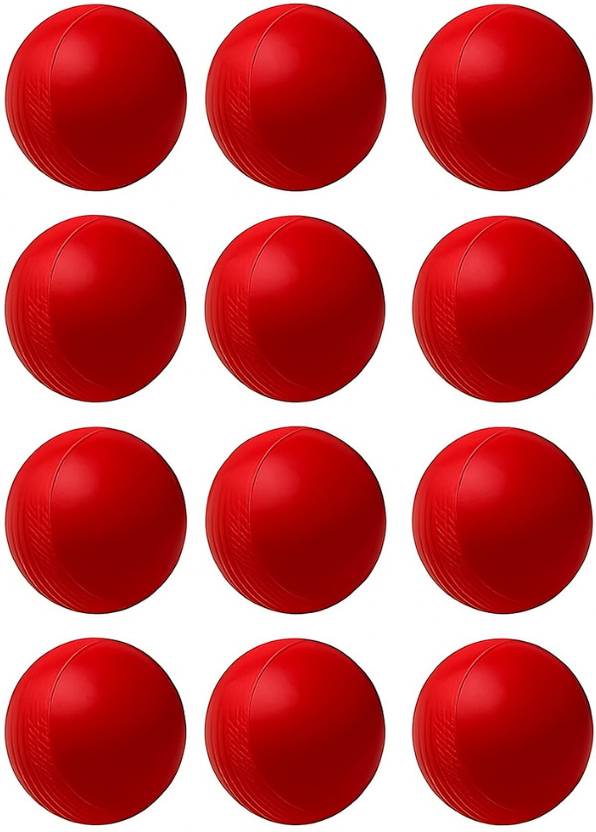 Payal Creation RED Heavy Plastic Cricket Ball Cricket Training Ball ...