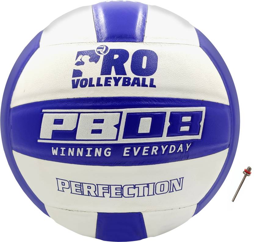 PB08 WINNING EVERYDAY Pro Leather Volleyball Size 4 Volleyball with ...