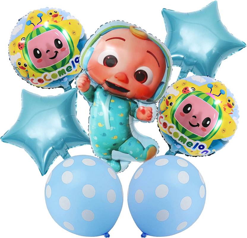 Flipkart.com | Party Propz Printed Cocomelon Birthday Decoration ...