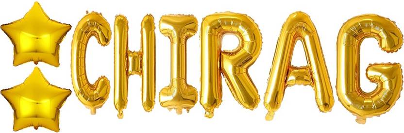 Flipkart.com | Shilpveda Solid CHIRAG names banner happy birthday party ...