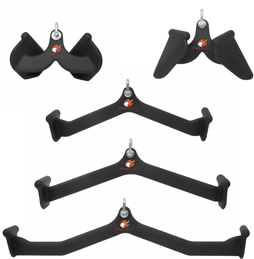 Firehawk LAT Pulldown Bars & Tricep Press Down, Pull Down, Row, Triceps ...