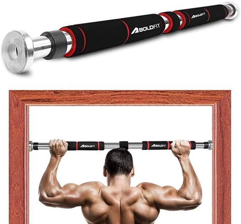 BOLDFIT Pull Up Bar For Home Wall Chin Up Bar For Home Workout Door ...