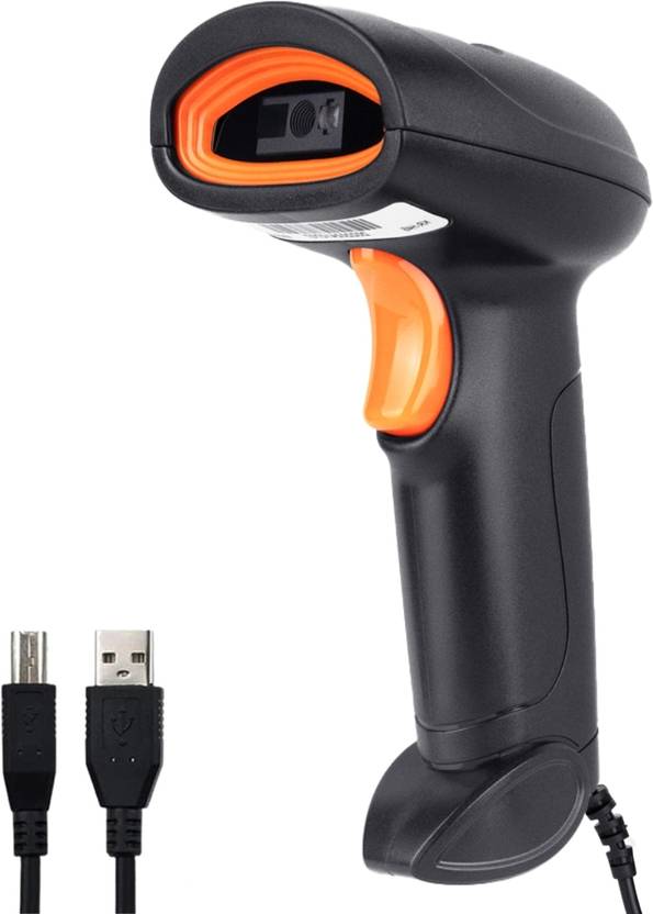 Helett HT410 Barcode Scanner and QR 2D &1D Wired Handheld Indicator ...