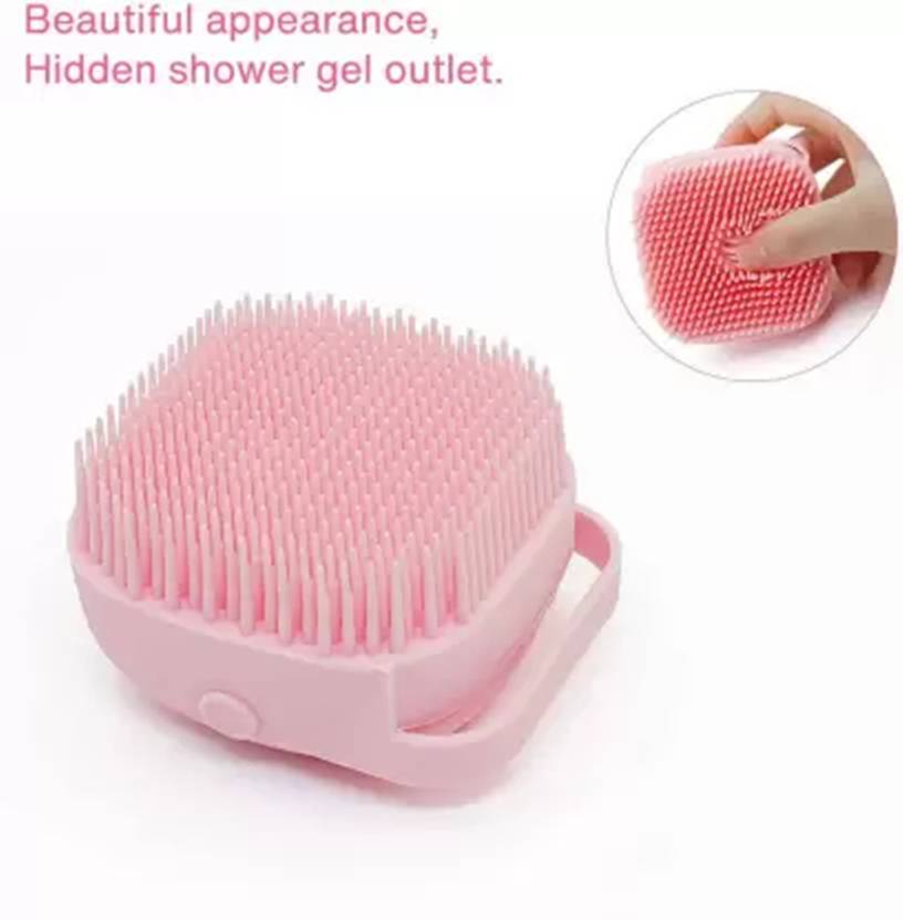 TANMATIC Silicon Body Scrubber and Body Wash Soft Reusable Brush for ...