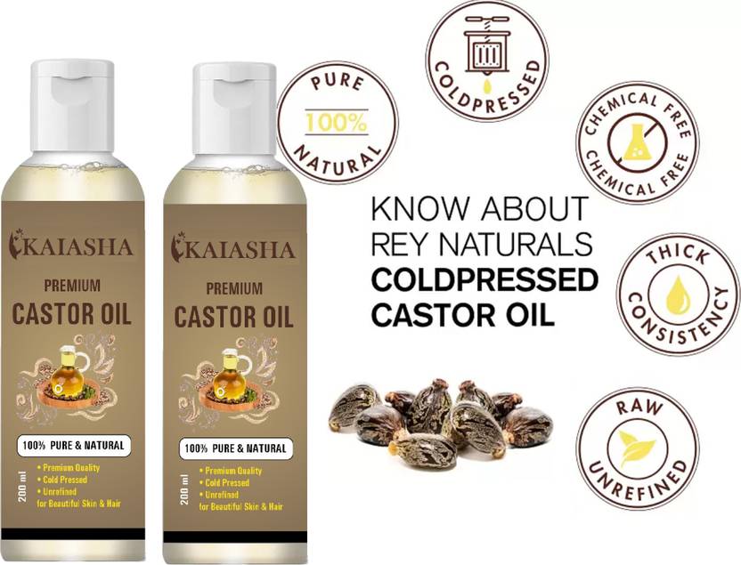 KAIASHA Castor Oil Cold pressed For Hair & Body Massage Natural (NHAP ...