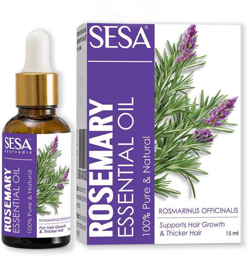 SESA 100% Pure Rosemary Essential Oil For Hair Growth & Nourishment ...