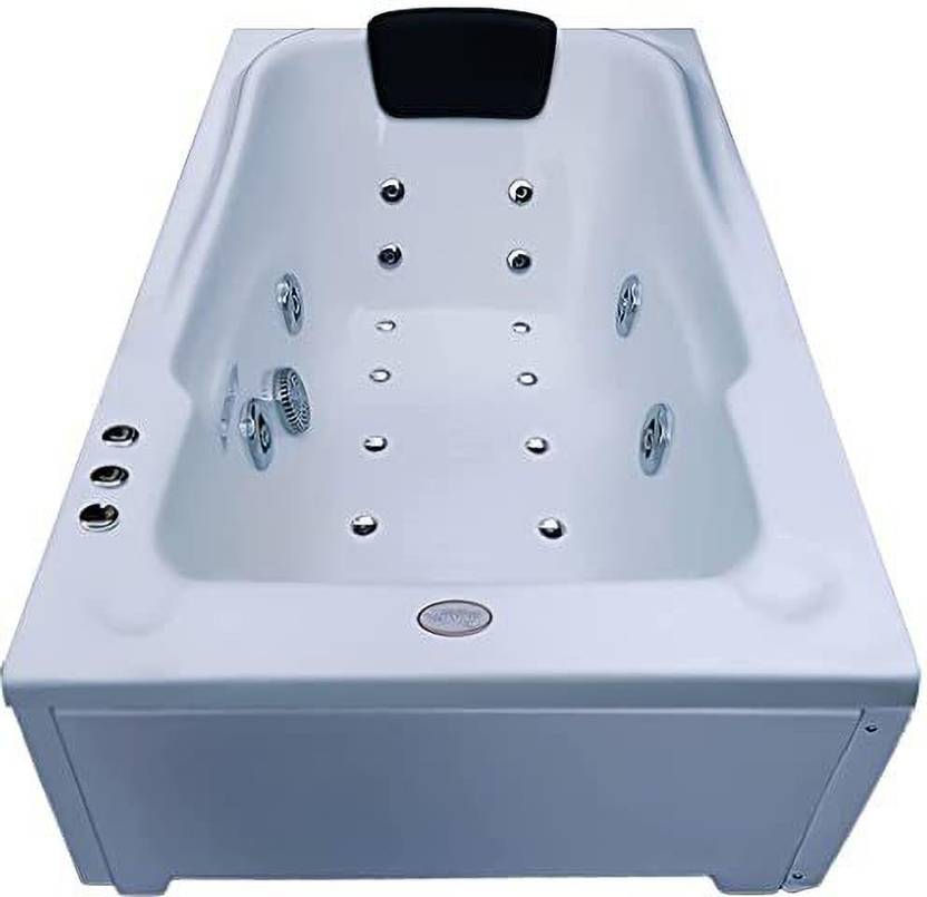 MADONNA Splendour 5 Ft Jacuzzi Tub with Bubble Bath, Back Massage and ...