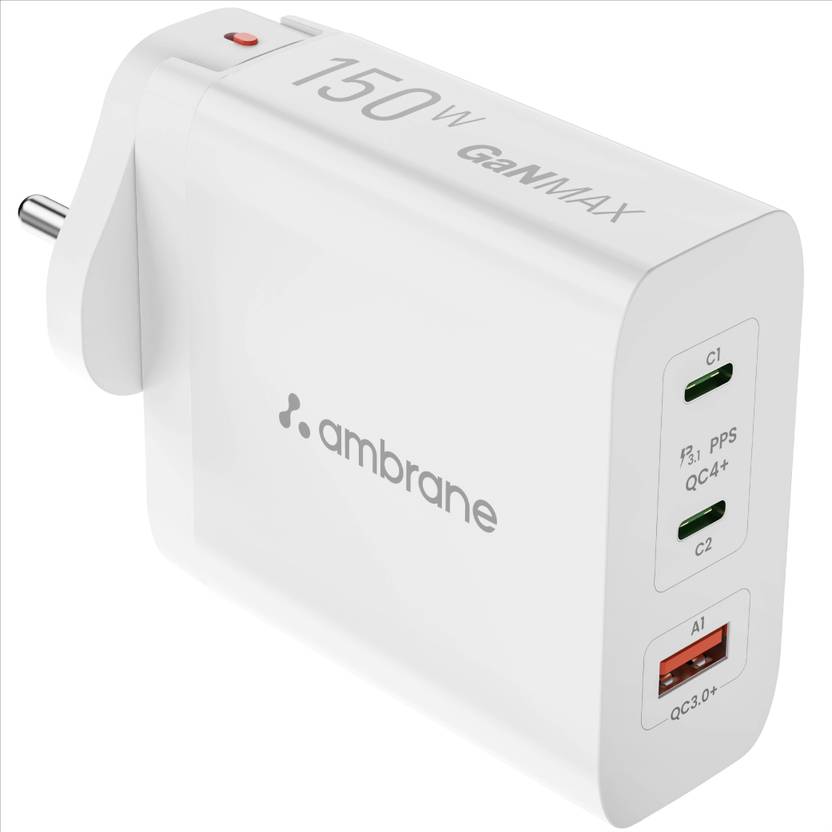 Ambrane 150 W GaN 5 A Wall Charger for Mobile - Ambrane : Flipkart.com