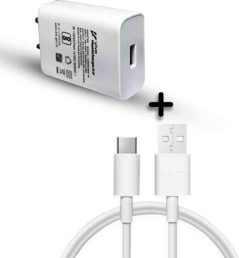 vivo 33 W SuperVOOC 3 A Wall Charger for Mobile with Detachable Cable ...