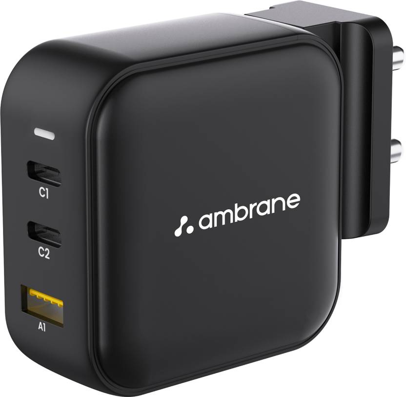 Ambrane 65 W GaN 3.4 A Wall Charger for Mobile - Ambrane : Flipkart.com