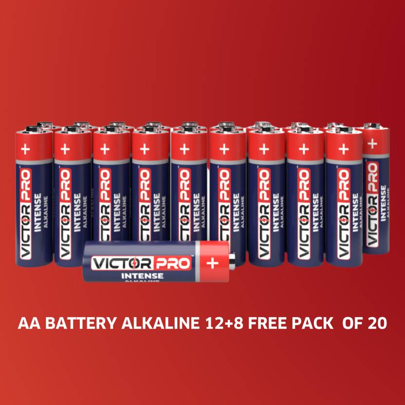 Victor Pro Intense Alkaline AA High Performance Battery - Victor Pro ...