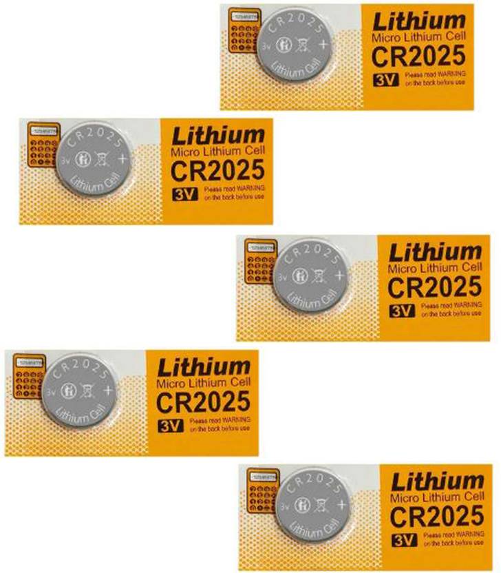 Mobtude CR2025 Lithium Coin Cell Reliable Power for Small All Devices ...
