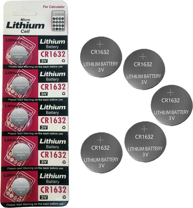 Zohlo 1632 Coin Cell High Power Lithium 3V for Watches and Small ...