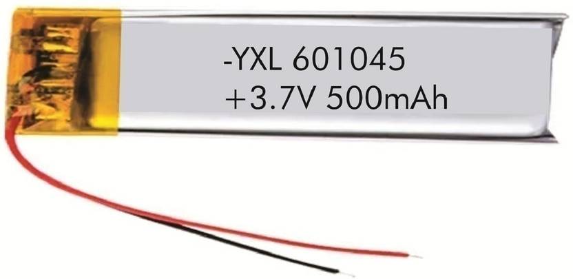 R3 GERMAN 601045 Lipo - Single Cell 3.7V 500mAh Lithium Polymer ...