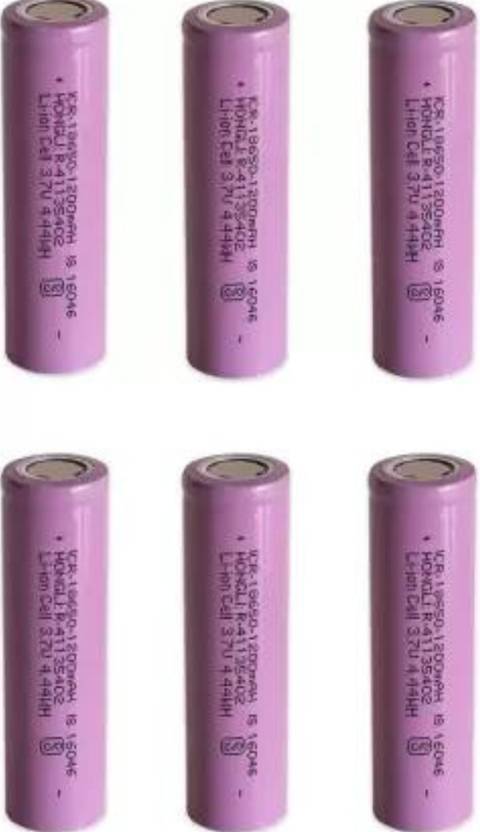 limitless products 18650 Li-ion Cell 3.7V 1200mAh 4.4WH Rechargeable ...
