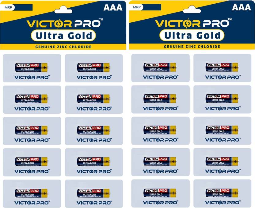 Victor Pro Ultra Gold AAA Extra Heavy Duty Battery - Victor Pro ...