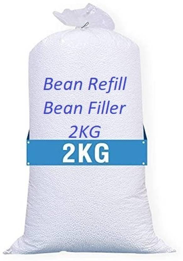 kajtosh Bean Bag Filler 2kg / Bean Bag Refill 2kg / Bean Bag Filler ...