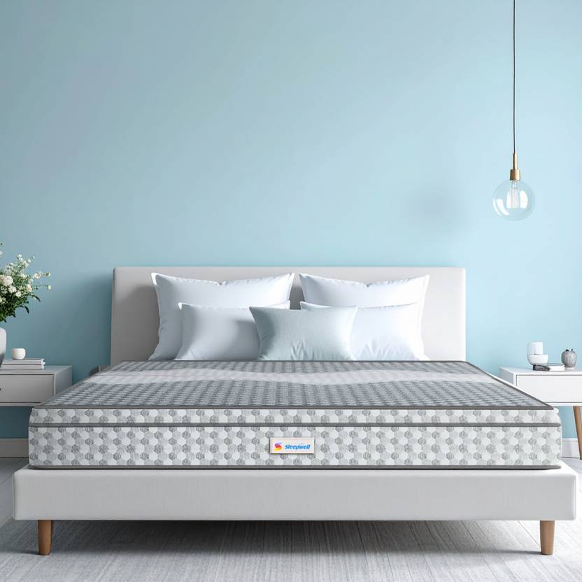 Sleepwell Orthopedic Pro Spring 8 inch Single Pocket Spring Mattress Price in India - Buy ...