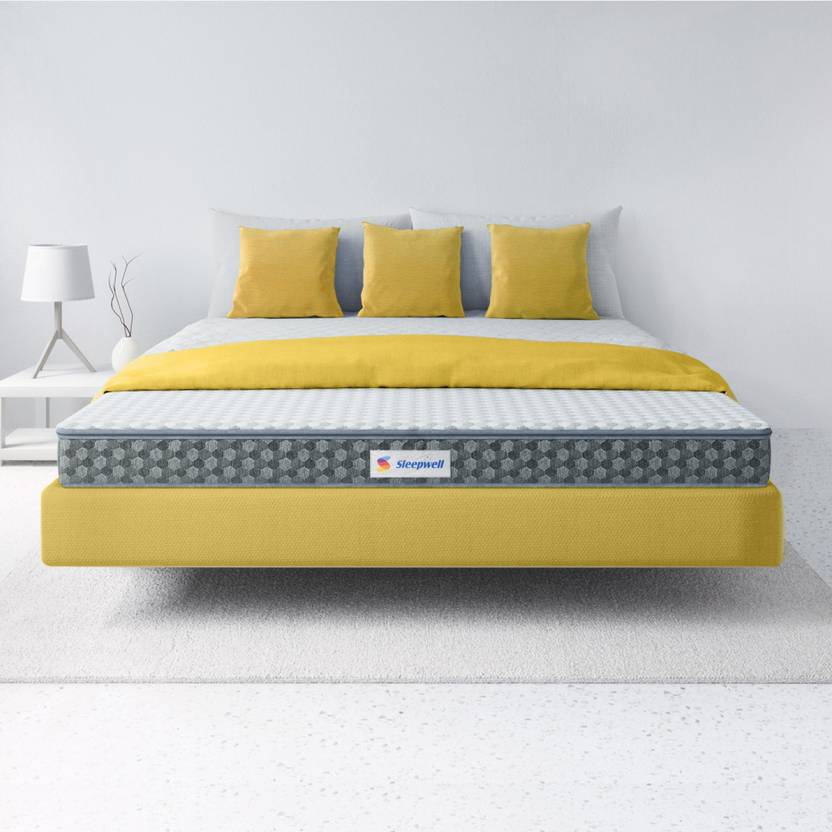 Sleepwell Star Gold Profiled Foam Mattress -Anti Sag & Active Pressure ...