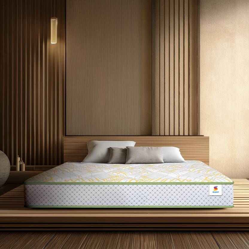 Sleepwell Spinetech Classic Mattress 8 inch Double High Resilience (HR) Foam Mattress Price in ...
