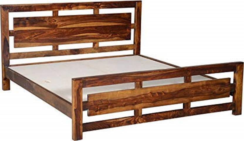 royal wood Sheesham Wood Single Size Bed for Bedoom| Size Normal Design ...