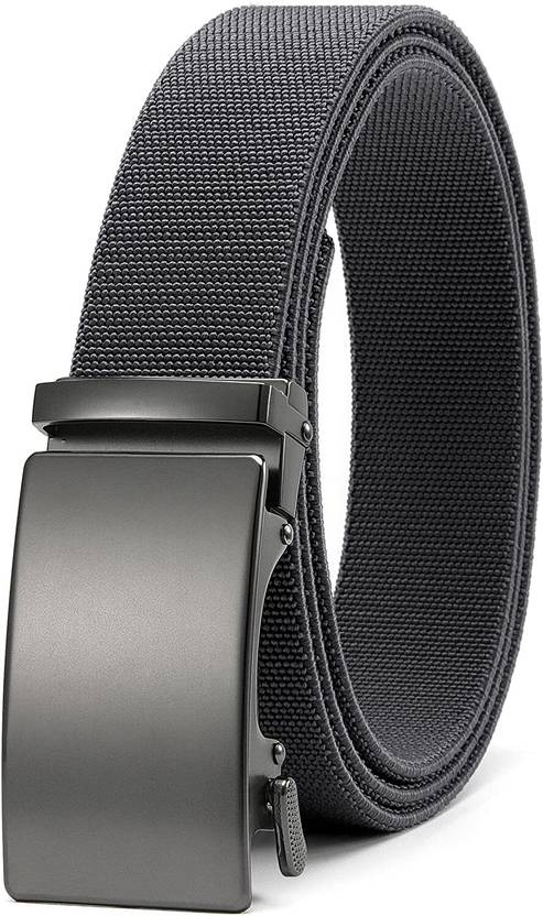 PROVOGUE Men & Women Black Canvas Belt Grey - Price in India | Flipkart.com