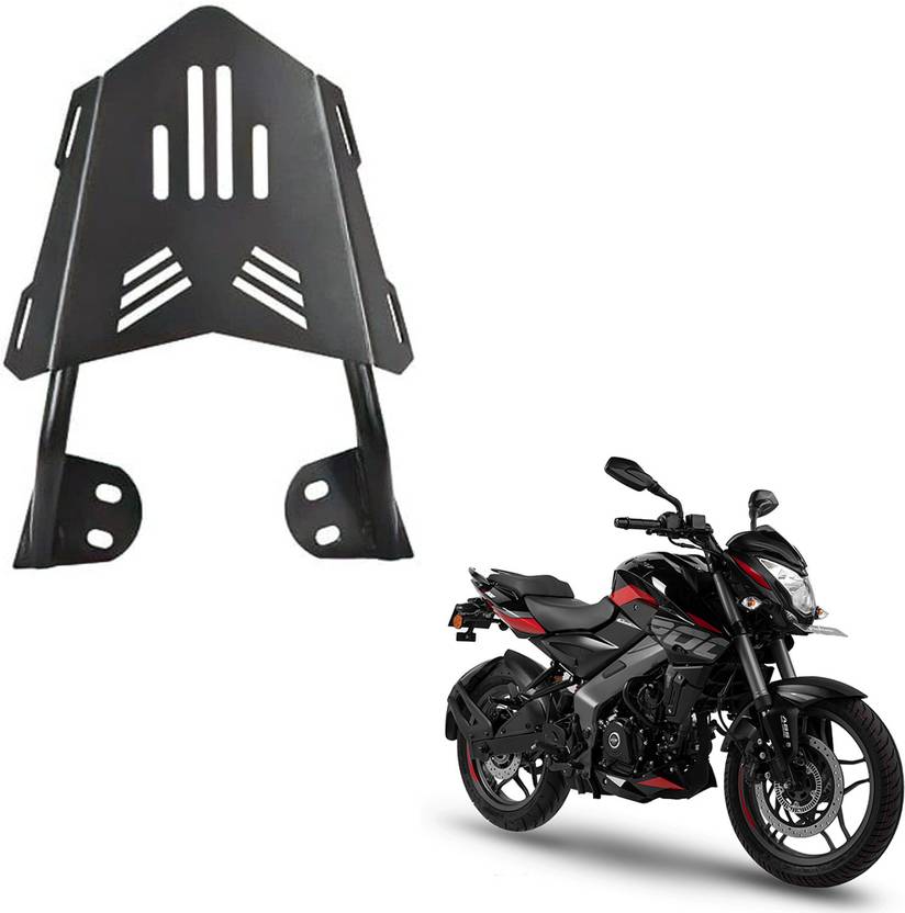 DAZZRIDE Pulsar Ns 200, Black Heavy Back Rack with Carrier Bike Crash ...