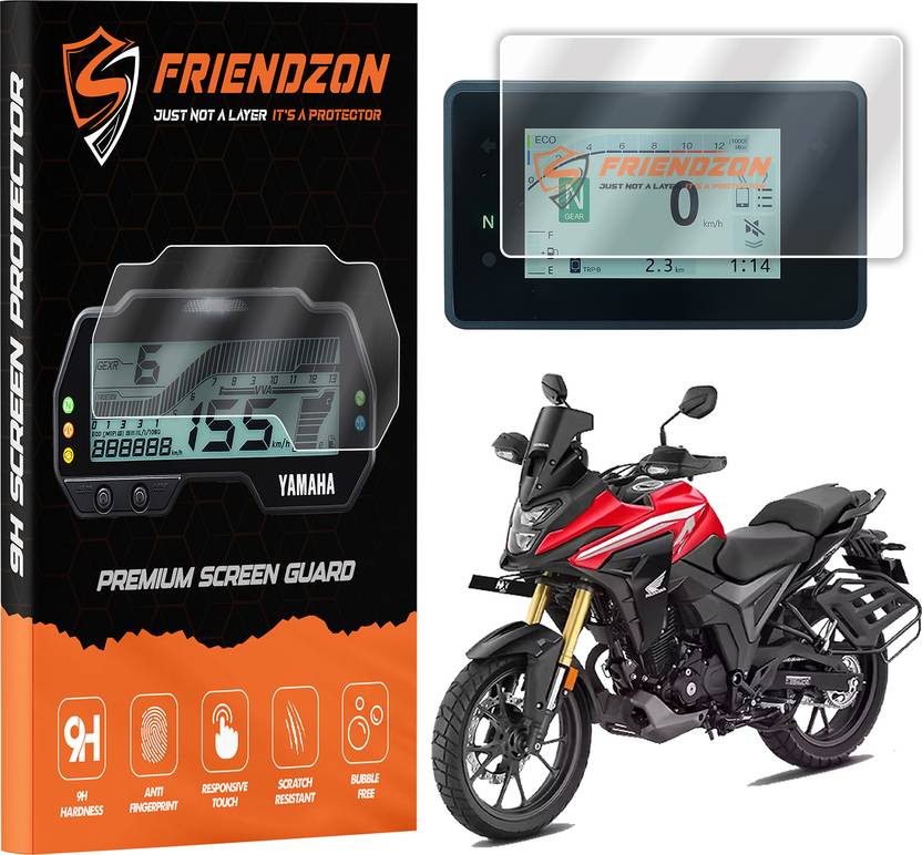 FriendZon Screen Guard for HONDA NX 200 2025 || Anti Scratch || Anti ...