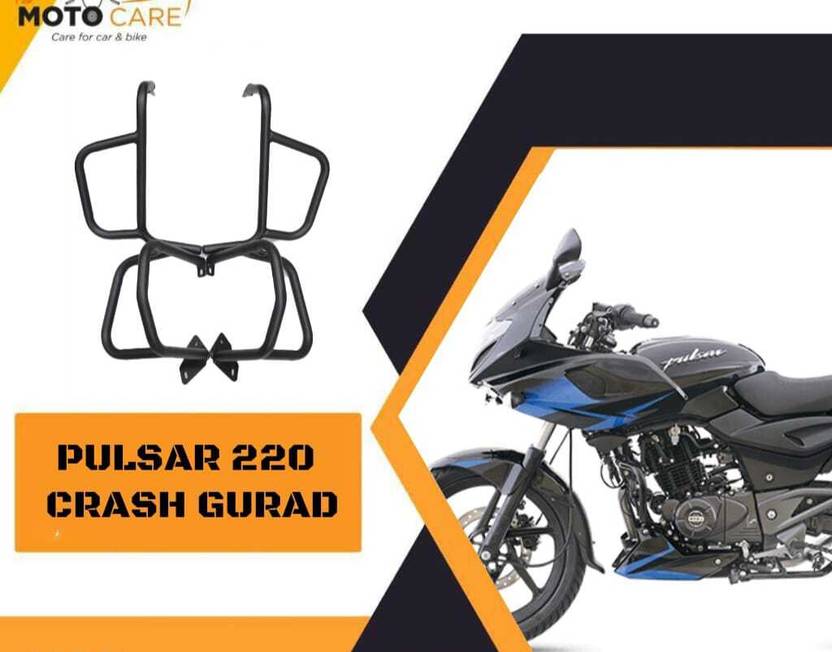 auto trends HEAVY QUALITY PULSAr 220 F UPPER & LOWER CRASH GUARD WITH ...