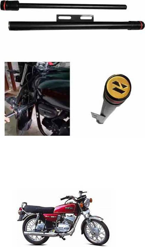E-Shoppe NEW STYLISH HEAVY SINGLE ROD OPEN LEG GUARD FOR RX 100 Bike ...