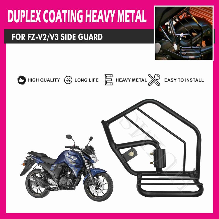 Allowing HIGH & HEAVY QUALITY HEAVY METAL SIDE GUARD FOR YAMAHA FZ V2 ...