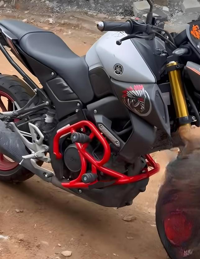 Shriragunath MT-15 NEW Crash Guard F.rame 4Slider for Yamaha MT-15 Red ...