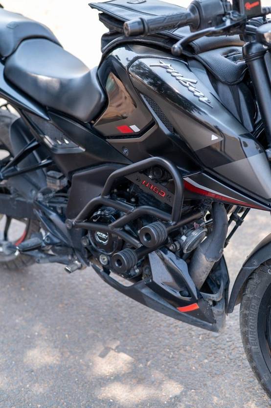 MOXZILLA Pulsar N160 crash guard Sporty Type with 4 Slider Bike Crash ...