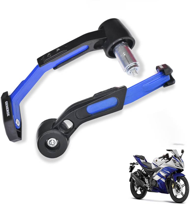 Generox Adjustable CNC Lever Guard for All Bike BlueLG279 Bike Crash ...