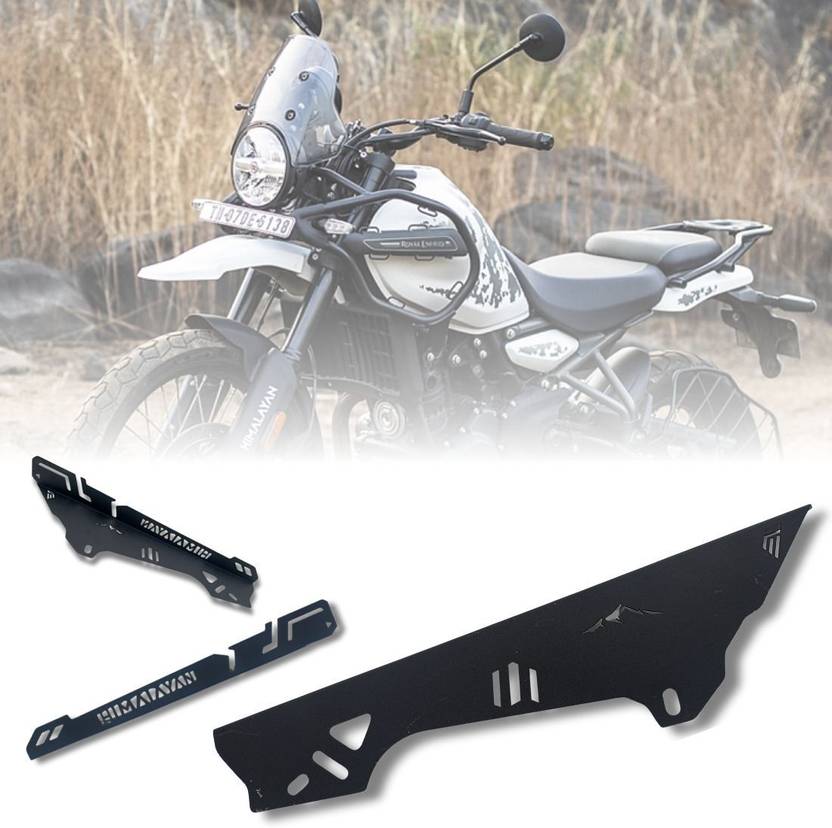 PHANTOM Chain Cover/Guard for Royal Enfield Himalayan 450 2mm (Black ...