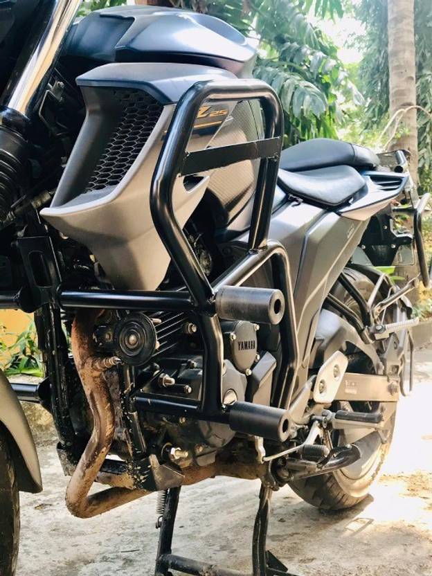 KLOUT crash guard compitable for yamaha FZ 2.5 & FZS 2.5 With 4 Sliders ...