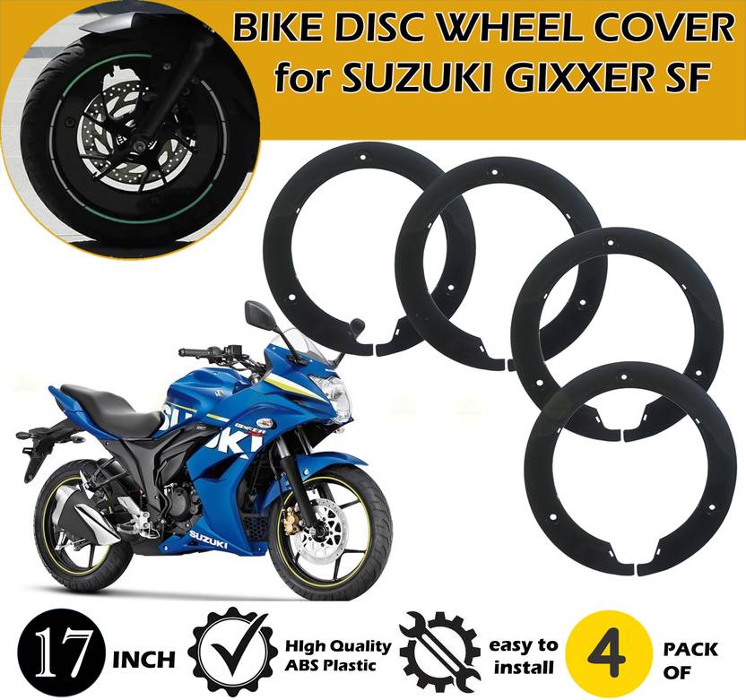 Znee Smart Bike Pro Disc Wheel Cover (ABS Plastic) for Suzuki Gixxer ...