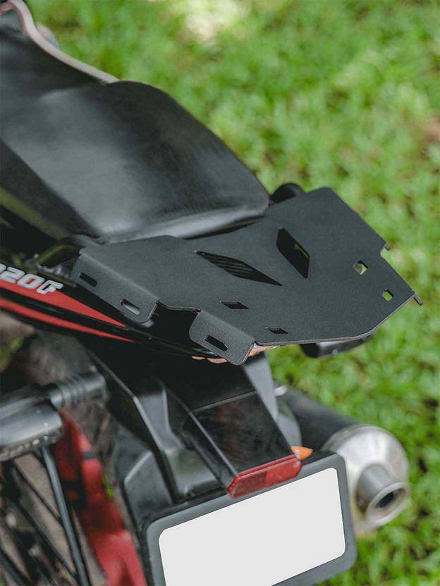 adol Bike Carrier Backrack for Bajaj Pulsar 200 ns Heavy Backrest ...