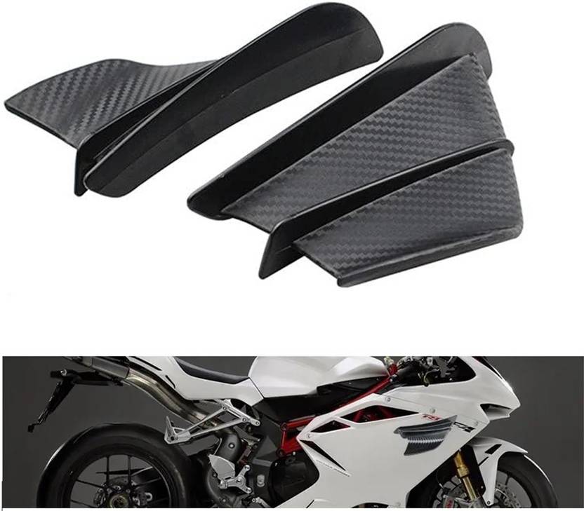 Atoray wings Winglet black for Yamaha R15 V3/V4, KTM RC 390,RC 200, RC ...