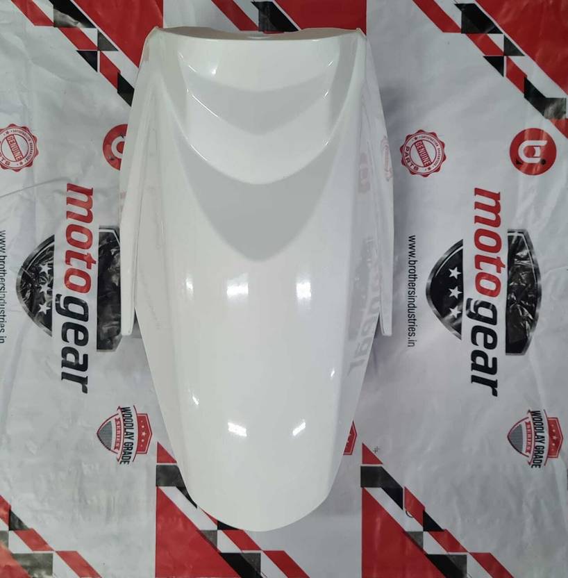 MOTOGEAR Front Mudguard For Honda Dio BS3/BS4 (White) Bike Fairing Kit ...