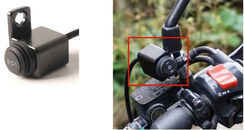 Atoray Aluminum Double Flashing Multi-Function Switch for Royal Enfield ...