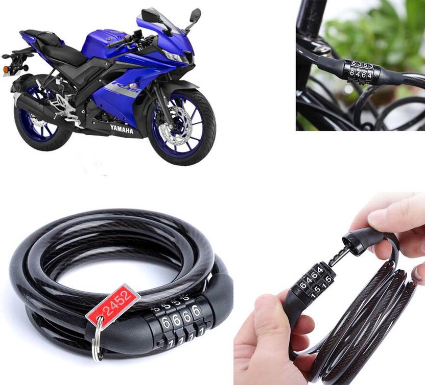 AUTO PEARL Multipurpose Heavy Duty, Security Number Lock for YZF-R15 V3 ...