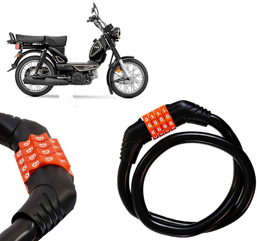 AUTO PEARL Multipurpose 4 Digit Security Anti-Theft Lock for XL 100 Heavy Duty BS6 4 Digits ...