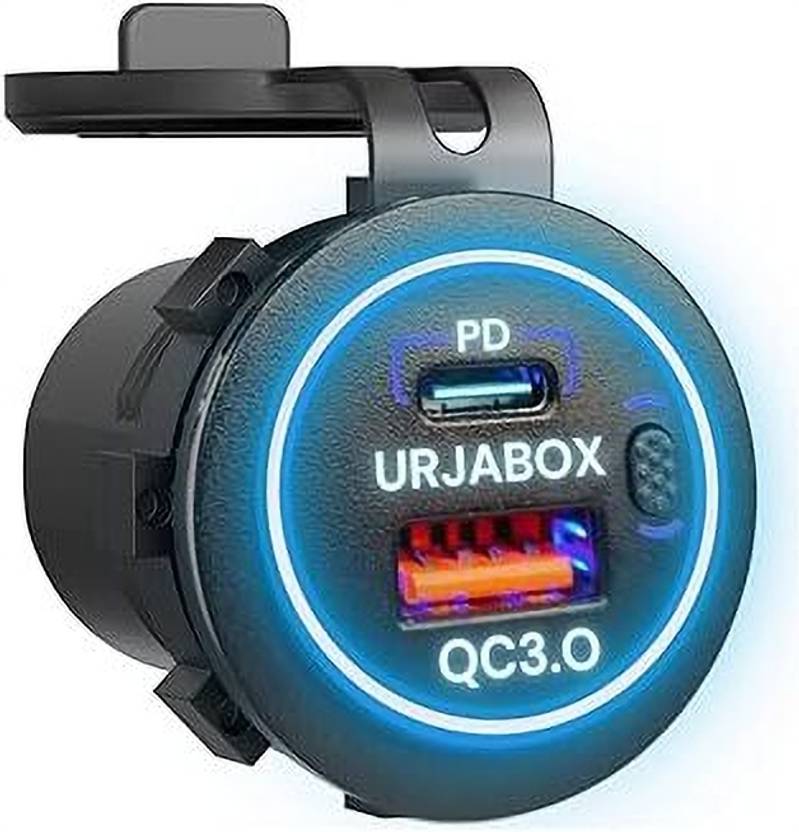CARTMAN 3.0 Usb And Type C Charging Socket BIKE Charger 12 A Bike ...