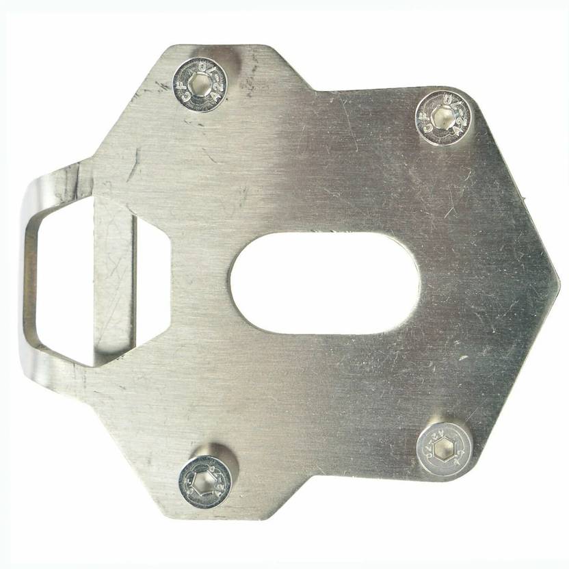 Golden Fox Brushed-Stainless Steel Side Stand Extender (Side Stand Base ...