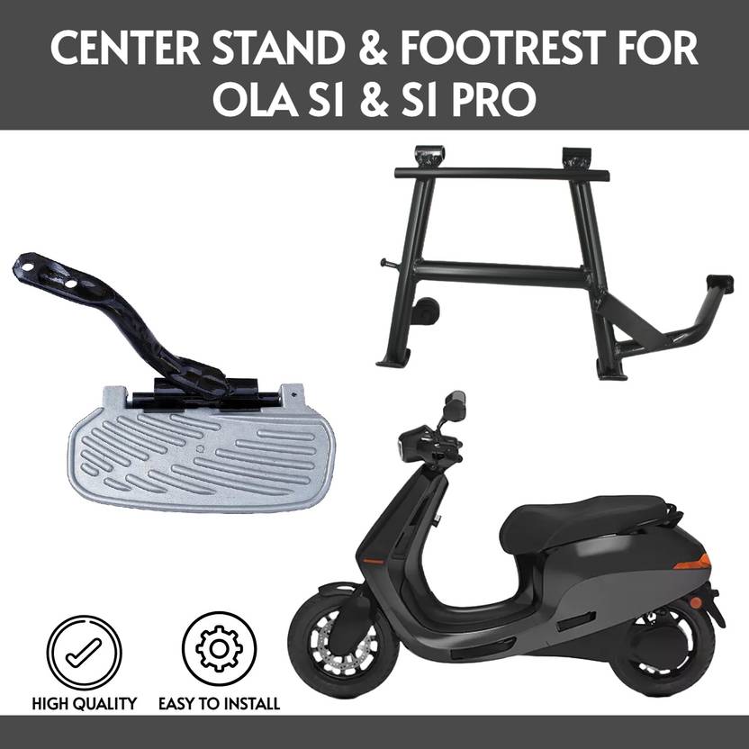 ZRIDE Double Stand With Ladies Foot Rest For Ola Electric S1 & S1 Pro ...